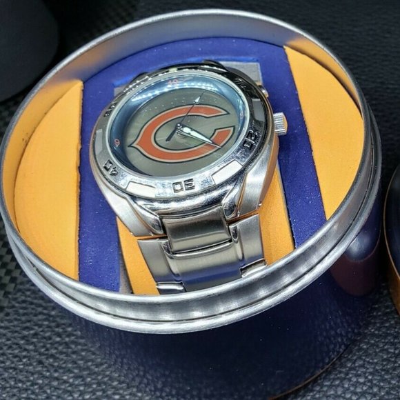 Fossil | Accessories | Chicago Bears Nfl Stainlesssteel Kaleido Watch ...